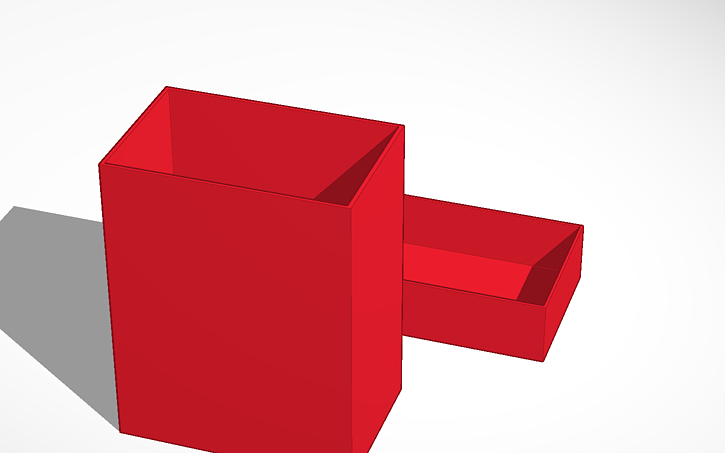 3D design Deck Box - Tinkercad