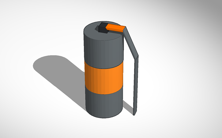 3D design TF2 Pyro grenade #Teamfortress2 #template | Tinkercad