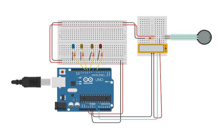 Circuit Design Copy Of Force Sensor Tinkercad