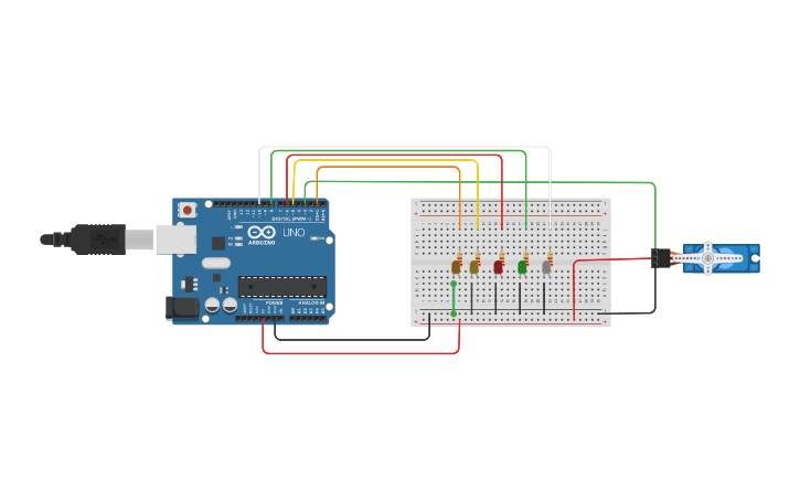 Circuit design trabalho 6 | Tinkercad