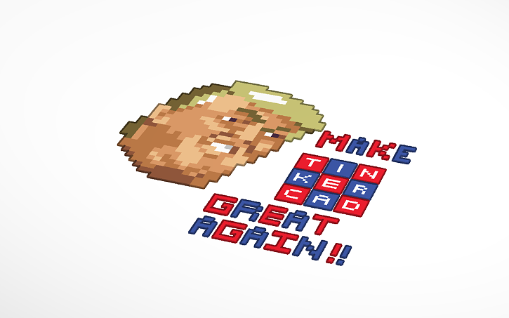 3D design trump - Tinkercad