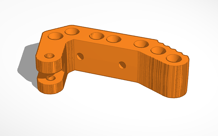 3D design extruder-lever-mod | Tinkercad
