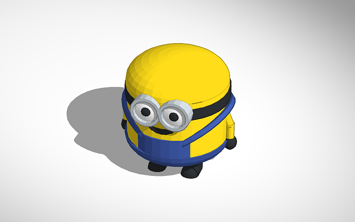 3D design Minion - Bob - Tinkercad