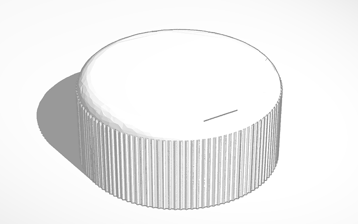 3D design Generic bottle cap with holes - Tinkercad