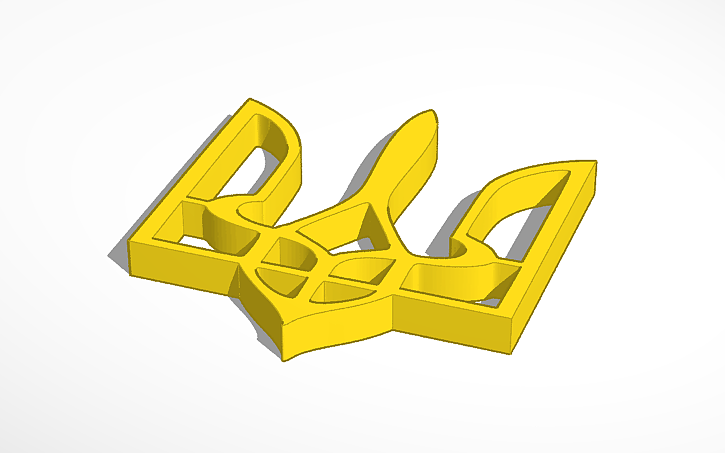 3d Design Герб без фону Tinkercad