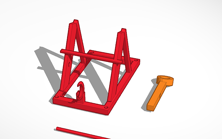 3D design catapult aubrey brannon - Tinkercad