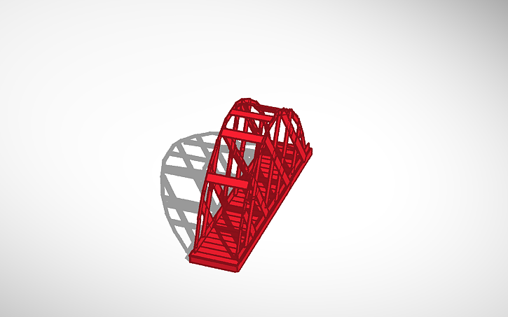 3D design Bridge - Tinkercad