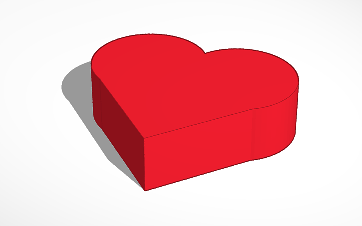 3D design Heart - Tinkercad