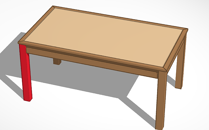 3D design Gaming/Dining Table for Alex | Tinkercad