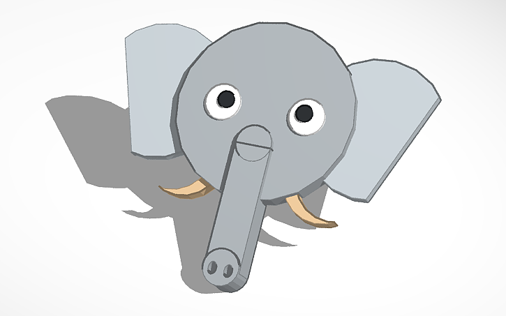 3D design Elephant | Tinkercad