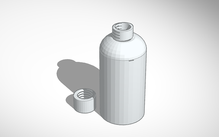 3D design Water Bottle - Tinkercad