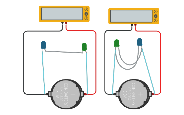 Circuit design Series and Parallel - Tinkercad