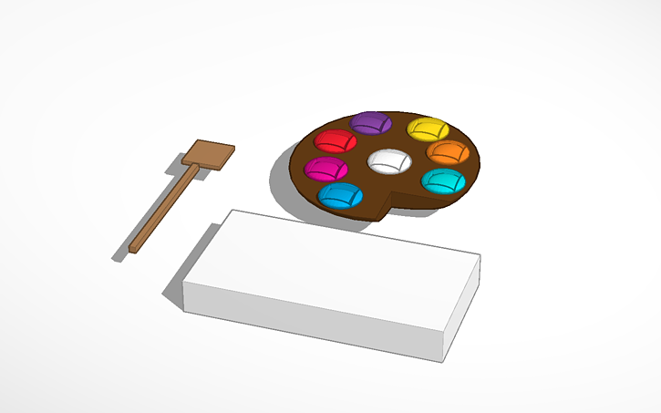 3D design Paint 1 - Tinkercad