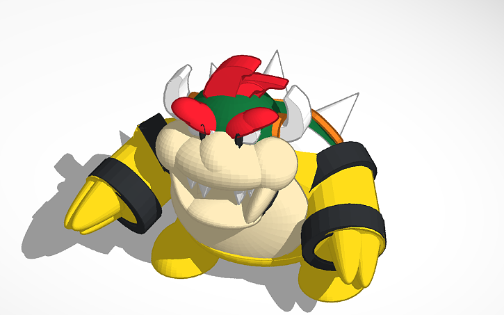 3D design Bowser - Tinkercad
