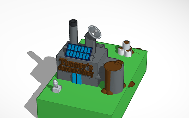 3D design Timmy's chocolate factory - Tinkercad