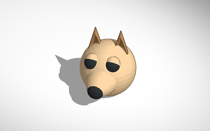 3D design ghost - Tinkercad