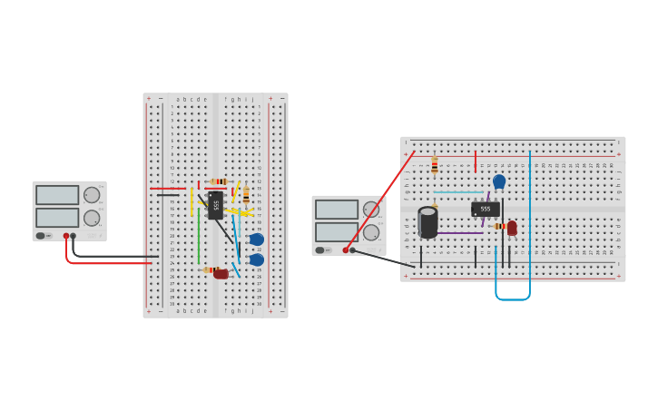 Circuit design 555 | Tinkercad