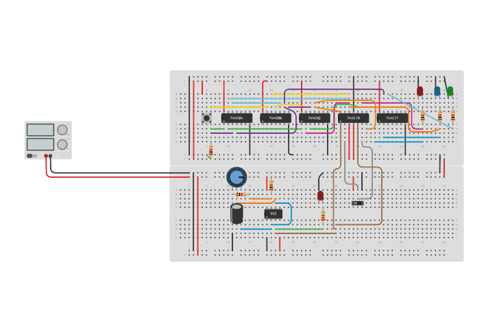 Circuit design Mini Project (v1) | Tinkercad