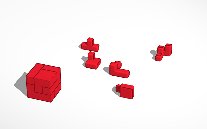 3d Design Puzzle Cube Tinkercad