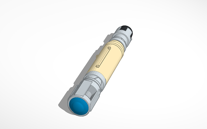 3D design 10th Doctor Sonic Screwdriver - Tinkercad
