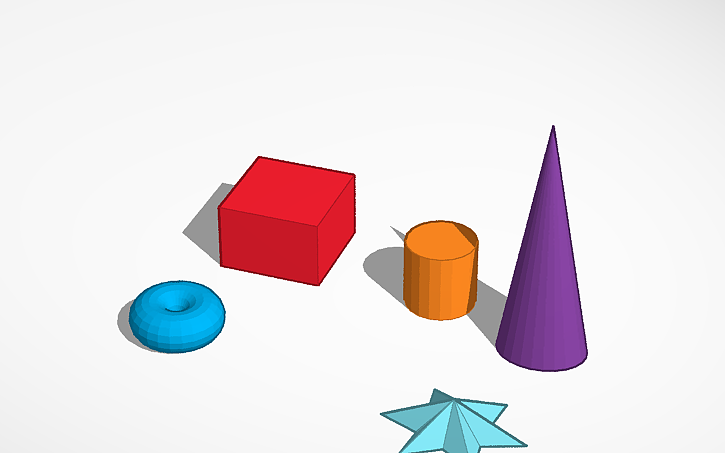 3D design Formas basicas - Tinkercad