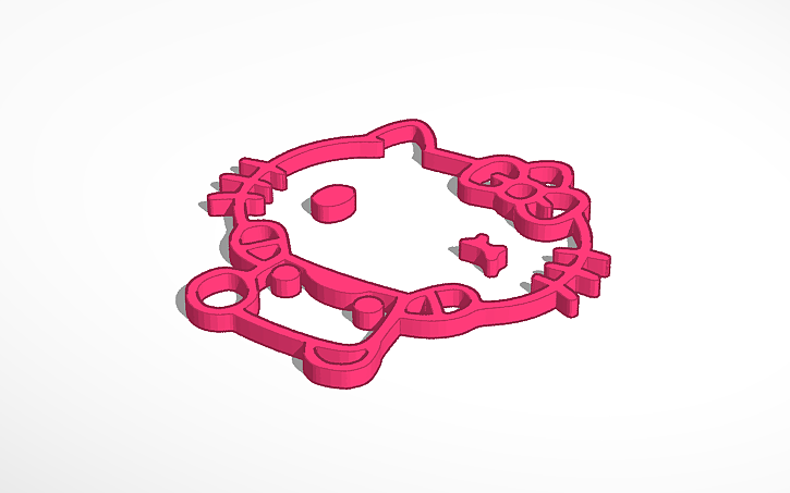 3D design Hello Kitty | Tinkercad