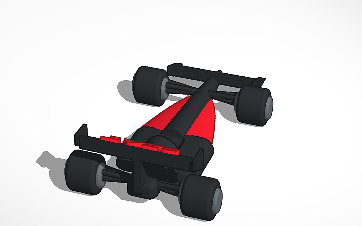 3D design Formula 1 - Tinkercad