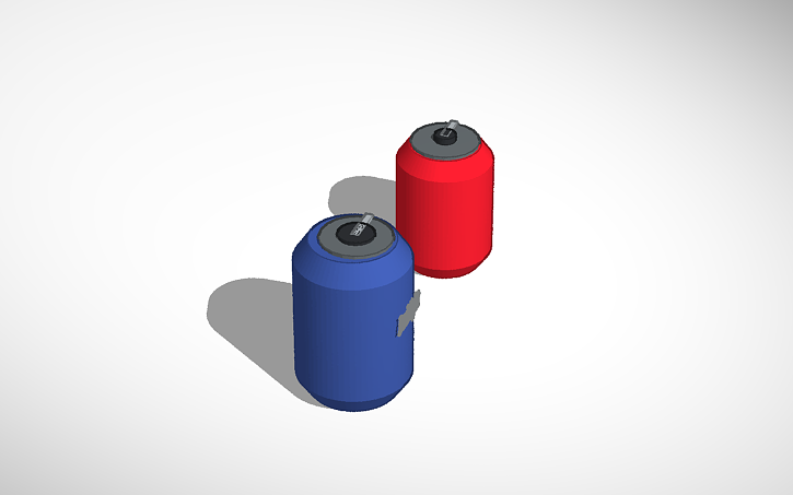3D design Soda can - Tinkercad