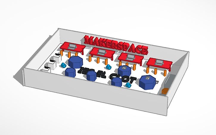 3D design Copy of Copy of MAKERSPACE IESELCLOT | Tinkercad