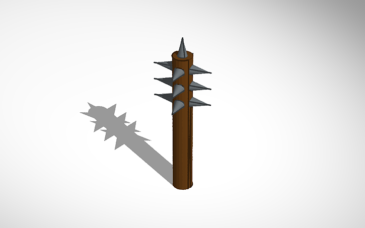 3D design WW1 Mace | Tinkercad
