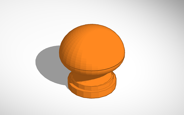 3D design Kitchen Drawer Knob - Tinkercad