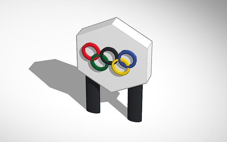 3D design olympic logo | Tinkercad