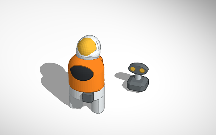 3D design My Among Us character | Tinkercad