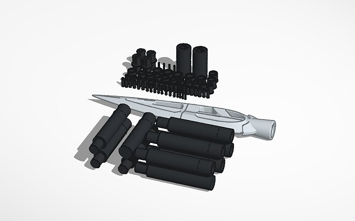 3D design Extending staff (3D printer required) - Tinkercad