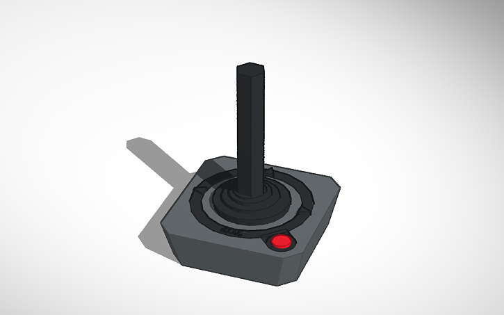 3D design Atari Controller - Tinkercad
