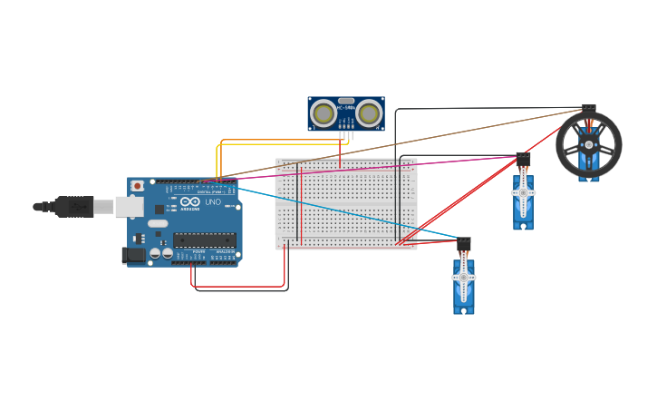 Circuit design Rover labirinti Macelloni | Tinkercad