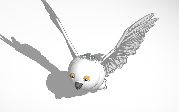 3D design Hedwig - Tinkercad
