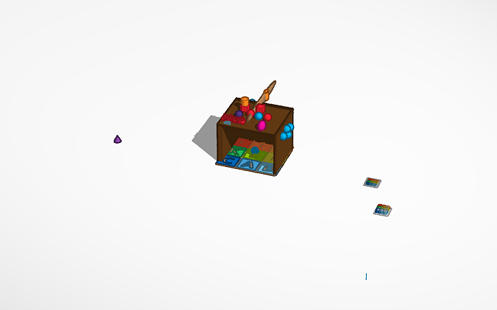 3D design Floating Islands Gingerbread House - Tinkercad