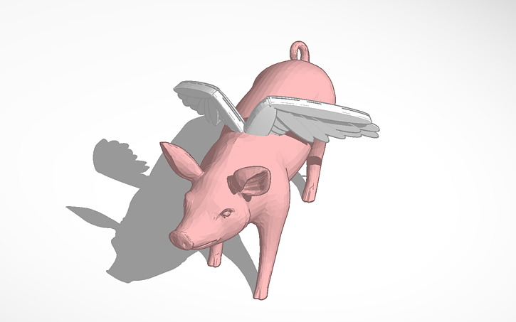 3D design Flying Pig 2.0 - Tinkercad