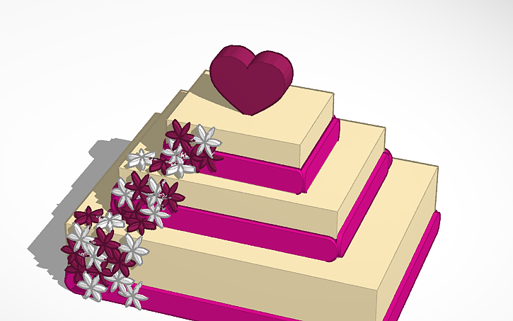 3D design Cake | Tinkercad