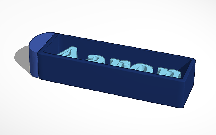 3D design Keychain - Tinkercad