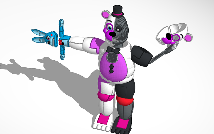 3D design Copy of funtime freddy collab - Tinkercad