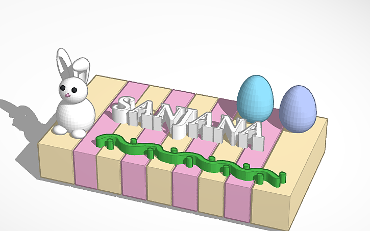 3d Design Nametag Tinkercad