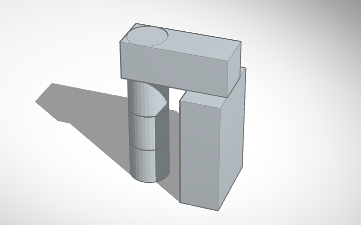 3D design metal detector handle - Tinkercad