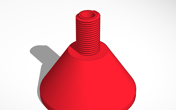 3D design Vis conique bobine PLA | Tinkercad