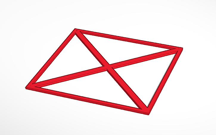 3D design 110mm Bed Level Test Pattern - Tinkercad