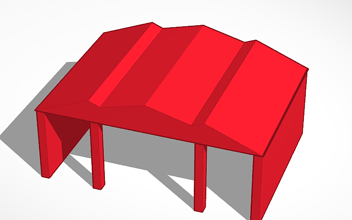 3D design Rolling Stock Shed - Tinkercad