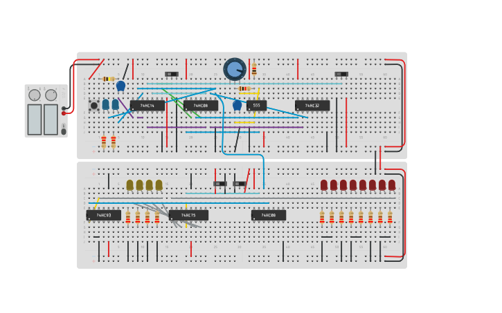 Circuit design 8-Bit Computer Public - Tinkercad