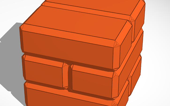 3d Design Super Mario Brick Block Tinkercad