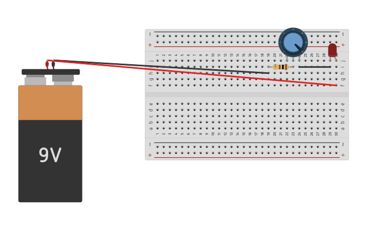 Circuit Design Variable Resister Tinkercad